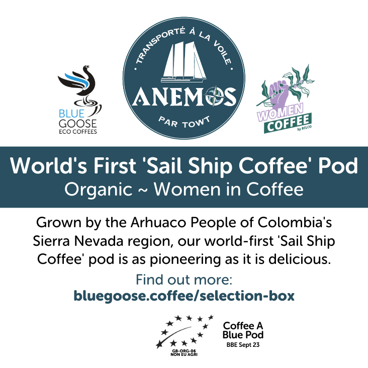 Organic Colombian 'Sail Ship' Coffee Pods - Blue Goose Coffee