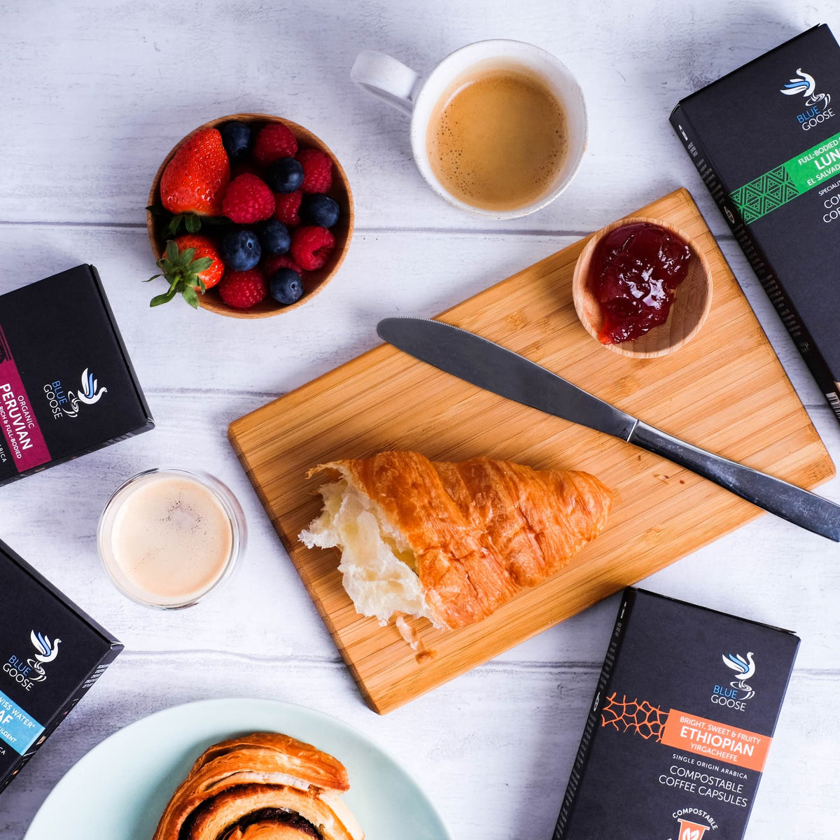 Wholesale - Organic Peruvian Eco Pod Cartons - SRP Case – Blue Goose Coffee